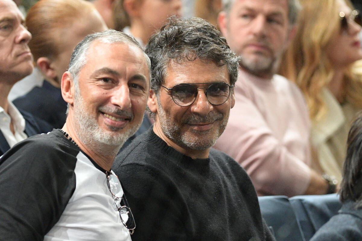 Photo : Pascal Elbé et un ami - People lors de la finale du tournoi ...