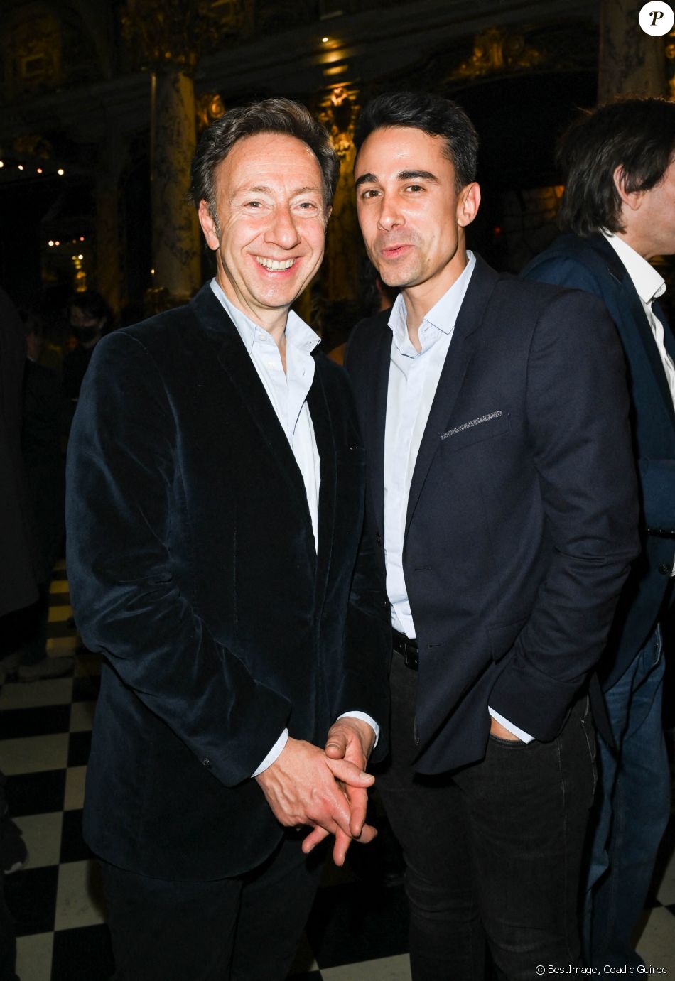 Stéphane Bern et son compagnon Yori Bailleres - Inauguration de la ...