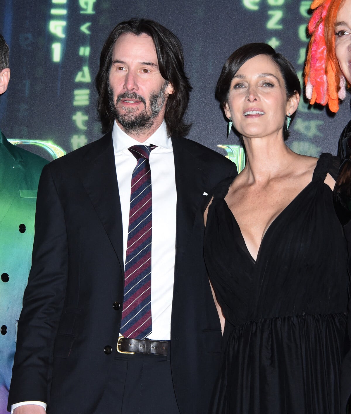 Photo : Keanu Reeves et Carrie-Anne Moss - Première de "The Matrix ...