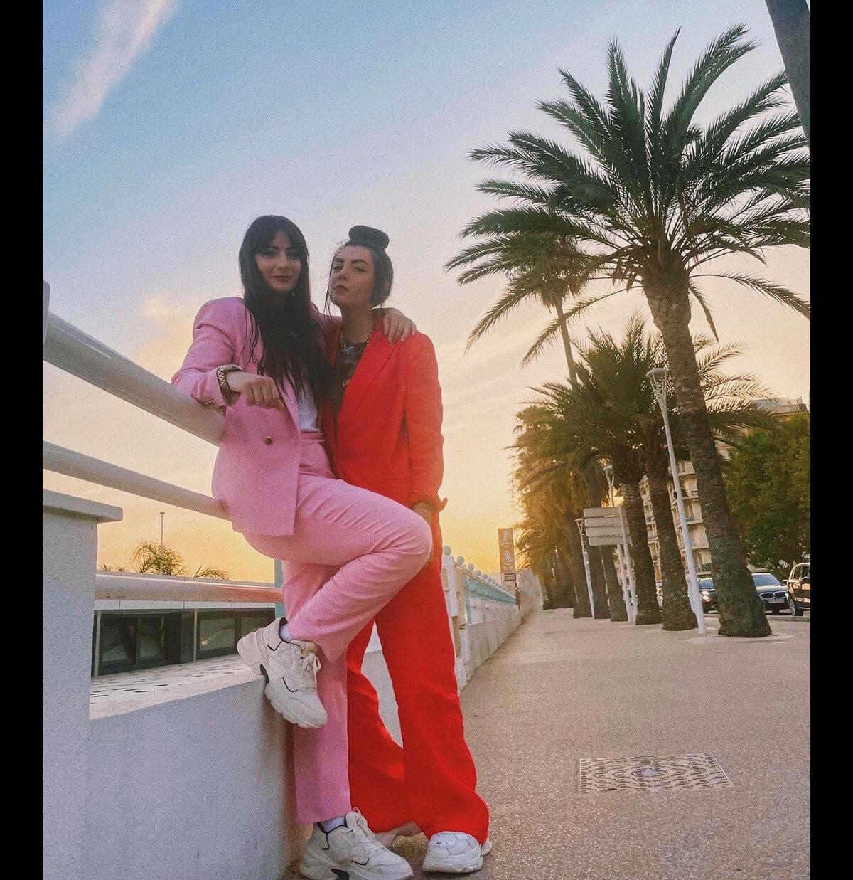 Photo : Hoshi et sa compagne Gia sur Instagram. Le 11 août 2021 ...