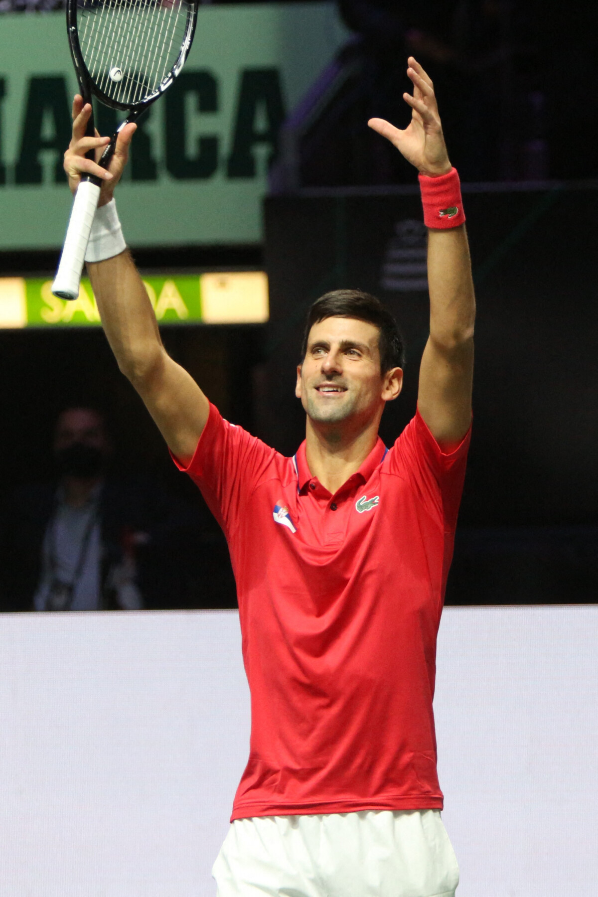 Photo : Novak Djokovic a battu Alexander Bublik (6-3, 6-4) et permet à ...