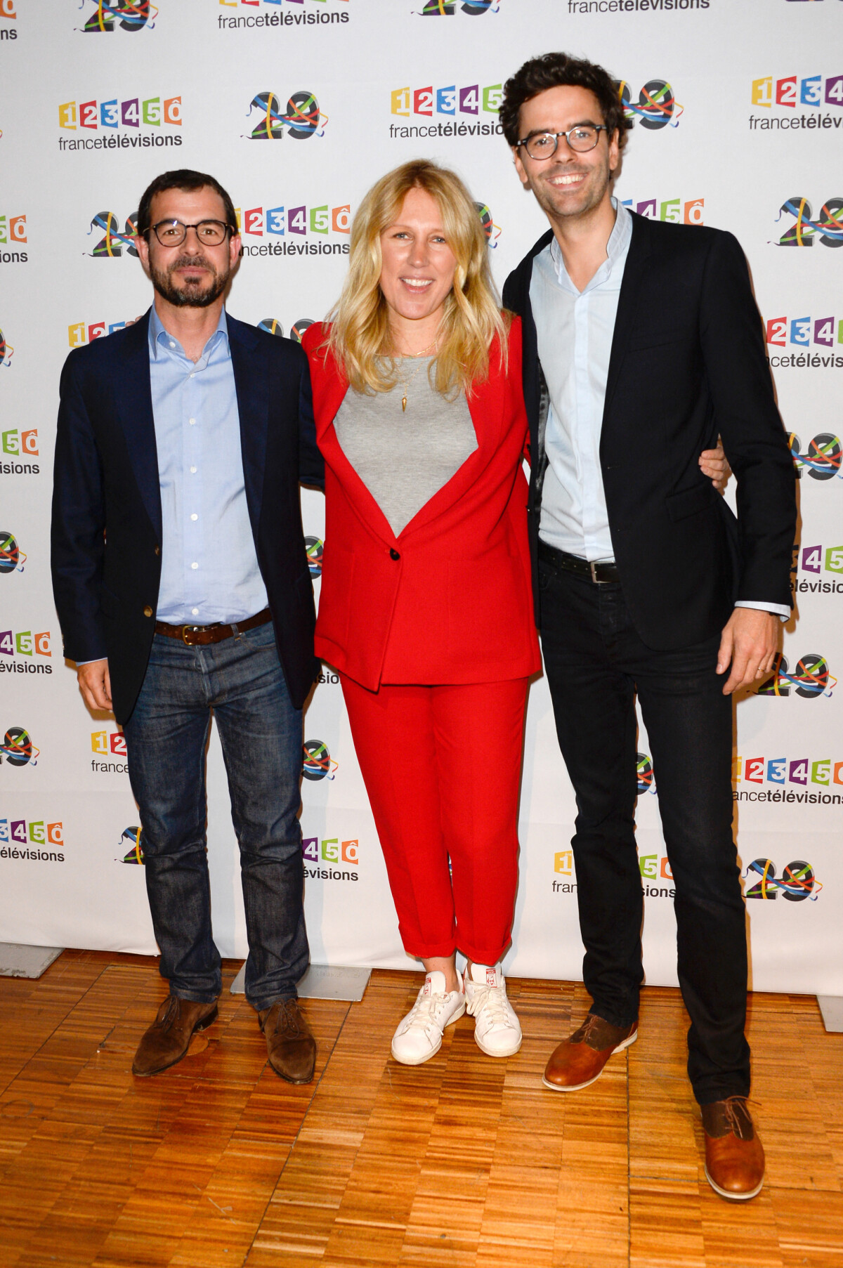 Photo : Agathe Lecaron, Thomas Isle - Photocall de France Télévisions ...
