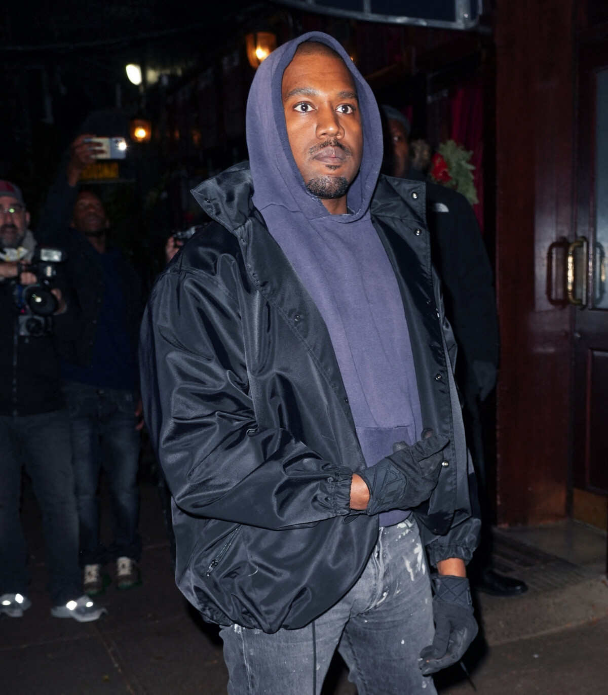 Photo : Kanye West (ye) et sa compagne Julia Fox à la sortie du ...