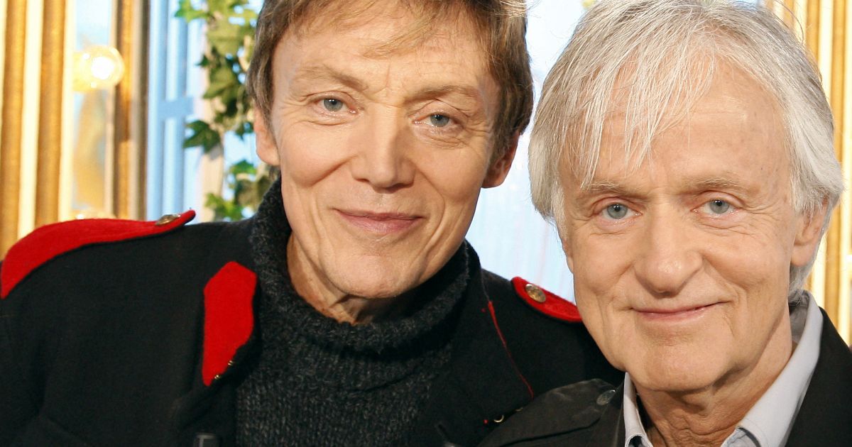 Portrait du chanteur Dave et son compagnon Patrick Loiseau - Purepeople
