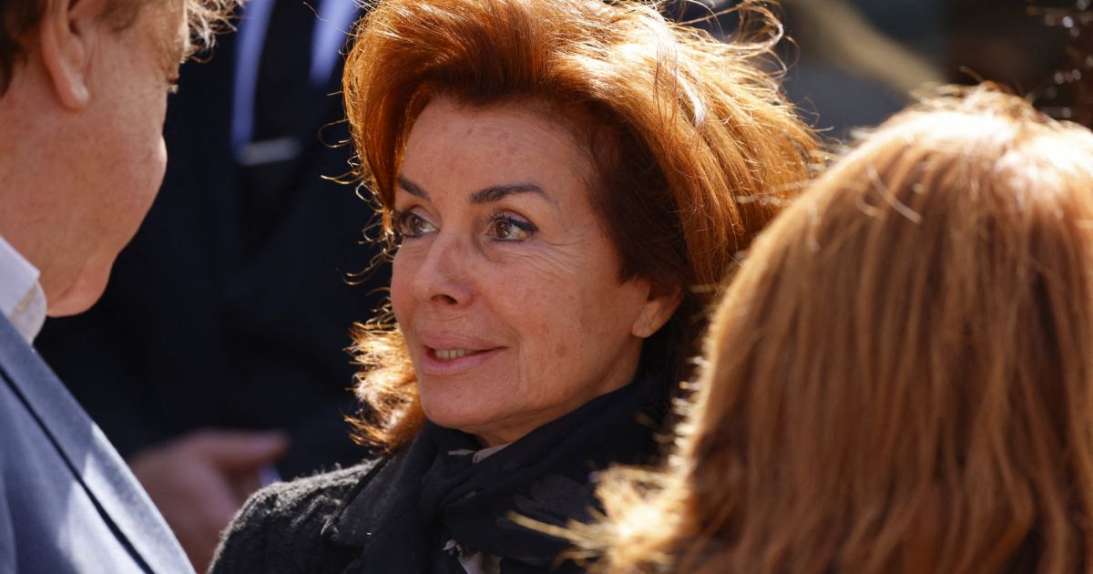 Dominique Tapie - Sorties de la messe funéraire en hommage à Bernard ...
