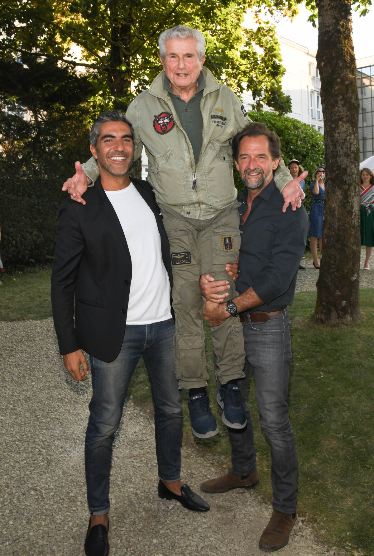 Photo : Ary Abittan, Claude Lelouch et Stéphane De Groodt lors de la ...