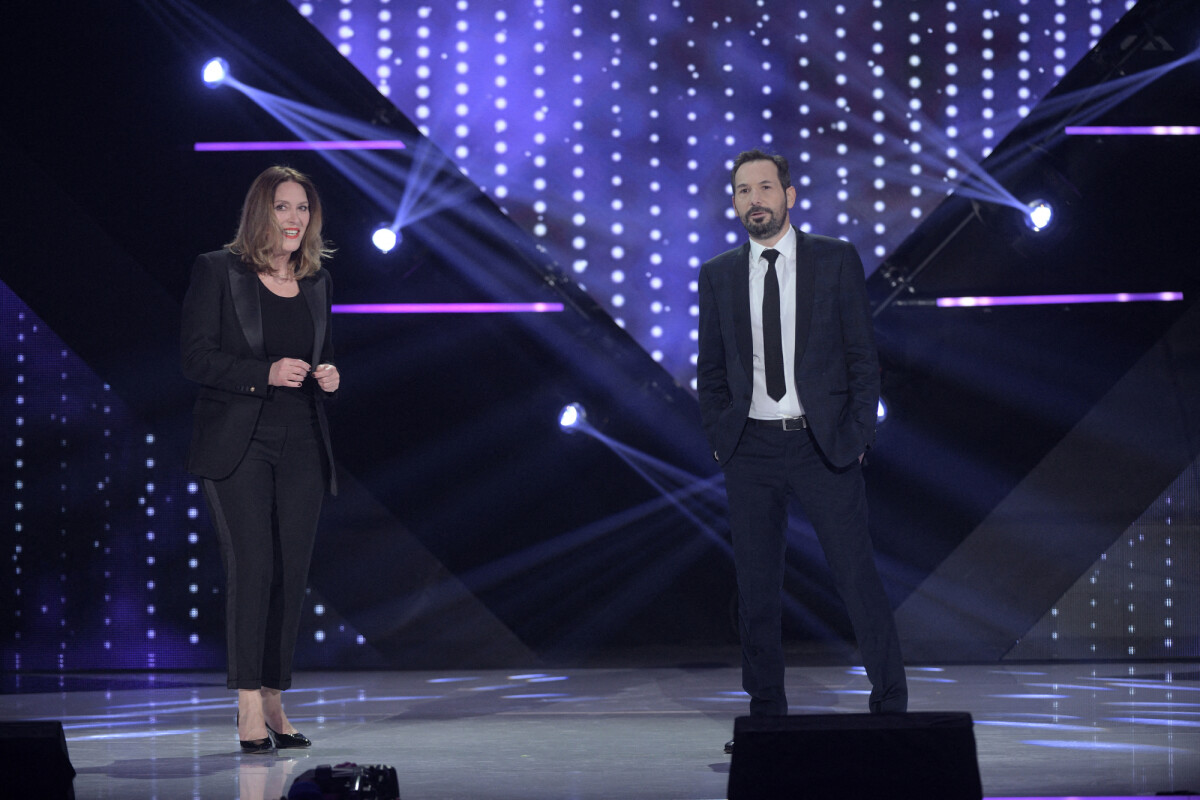 Photo : Exclusif - Sandrine Alexis et Régis Mailhot - Enregistrement de l'émission "Les 30 duos ...