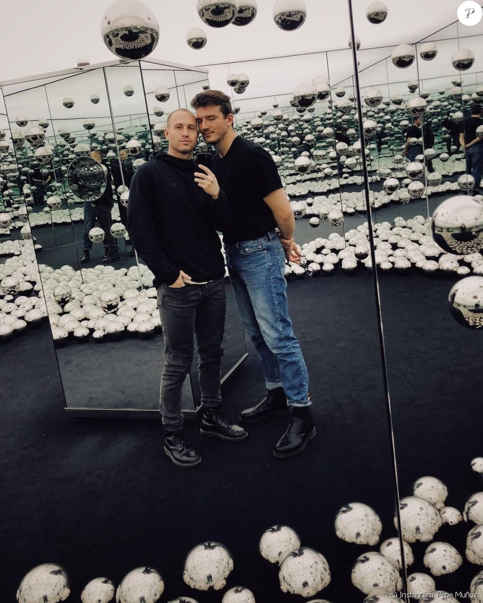 Pepe Muñoz et son compagnon Brayden Newby sur Instagram. - Purepeople