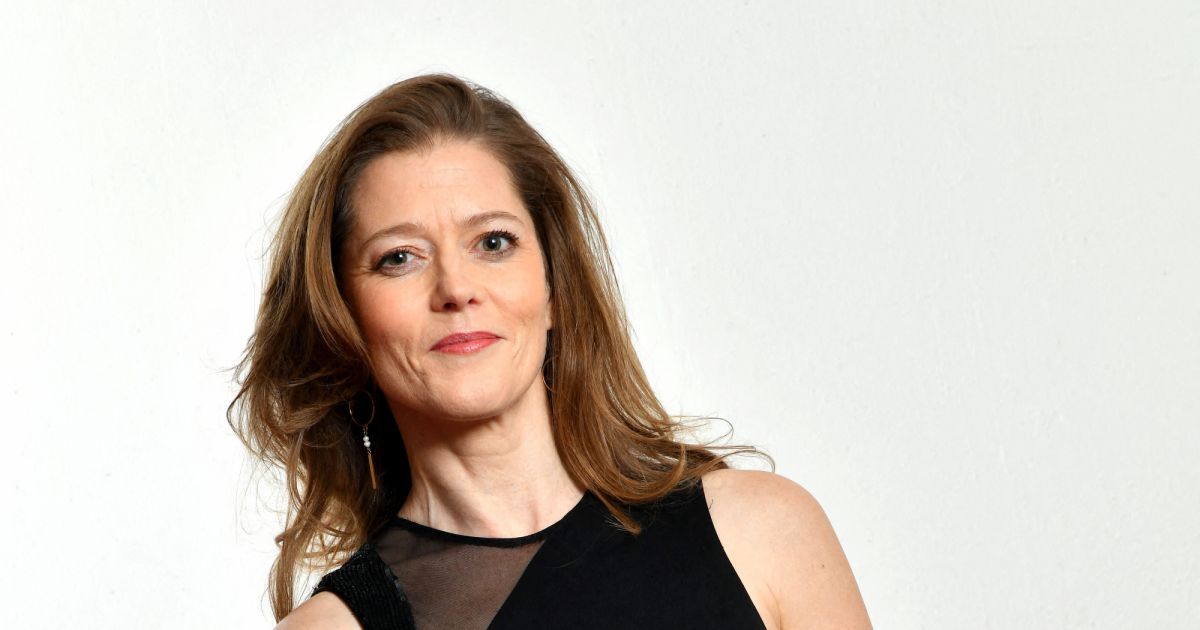 Barbara Hannigan. soprano et chef d'orchestre canadienne, durant La ...