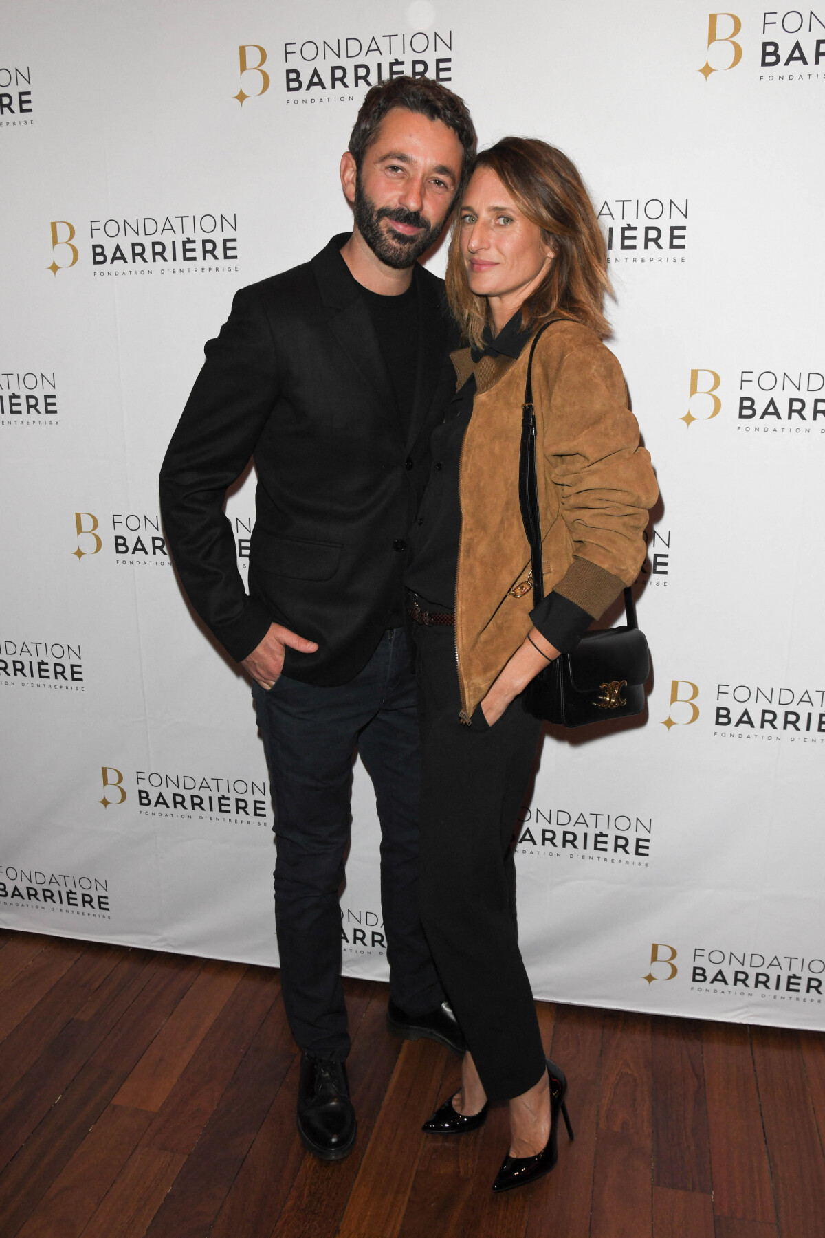 Photo : Semi-exclusif - Benjamin Gauthier et Camille Cottin - Remise du ...