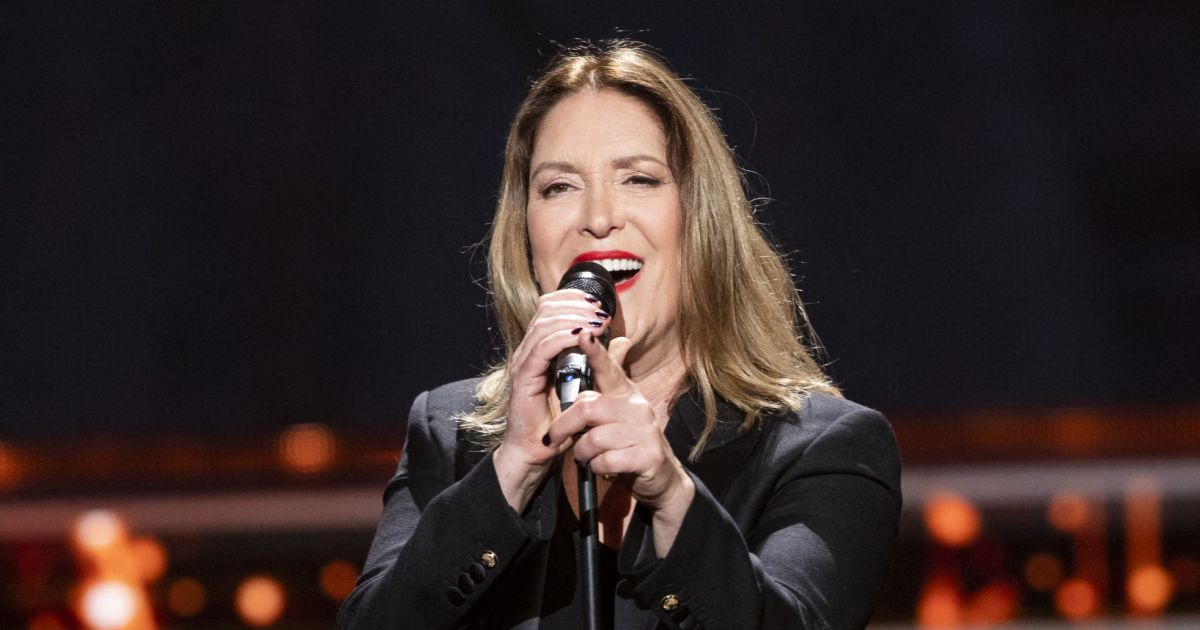 Sandrine Alexi - Enregistrement de l'émission Les stars chantent pour ...