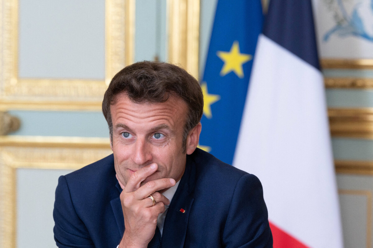 Photo : Le président de la République française et candidat du parti ...