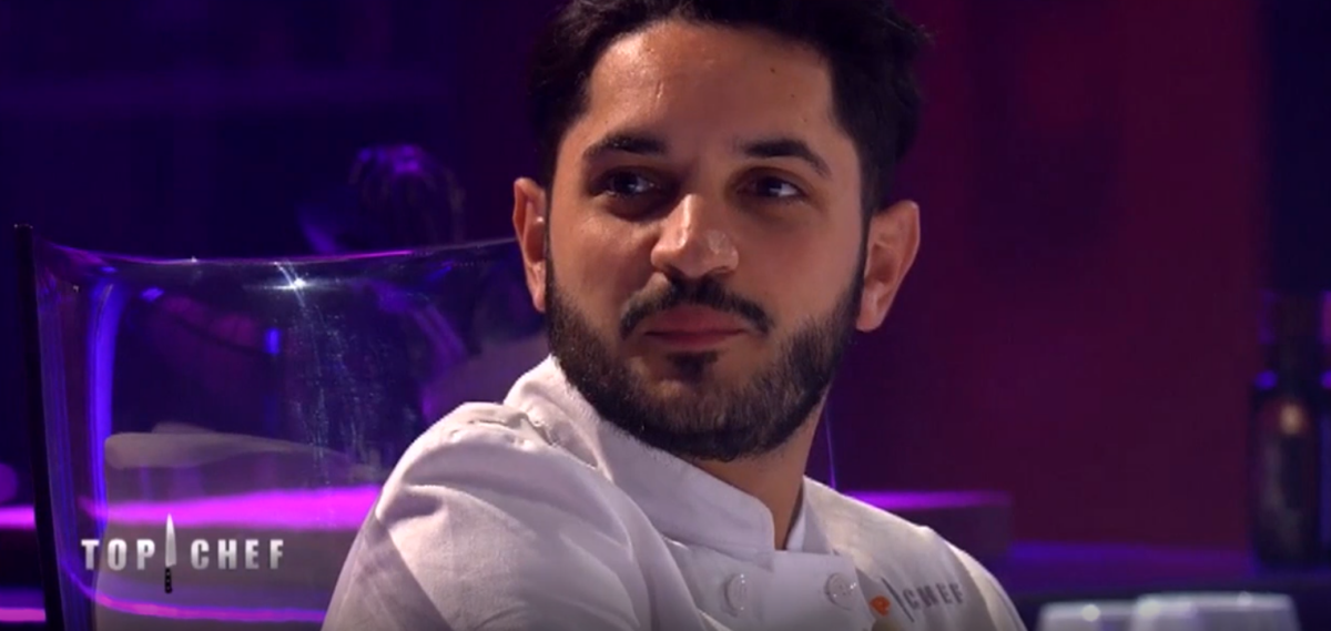 Photo : Merouan lors du cinquième épisode de "Top Chef" saison 10 ...