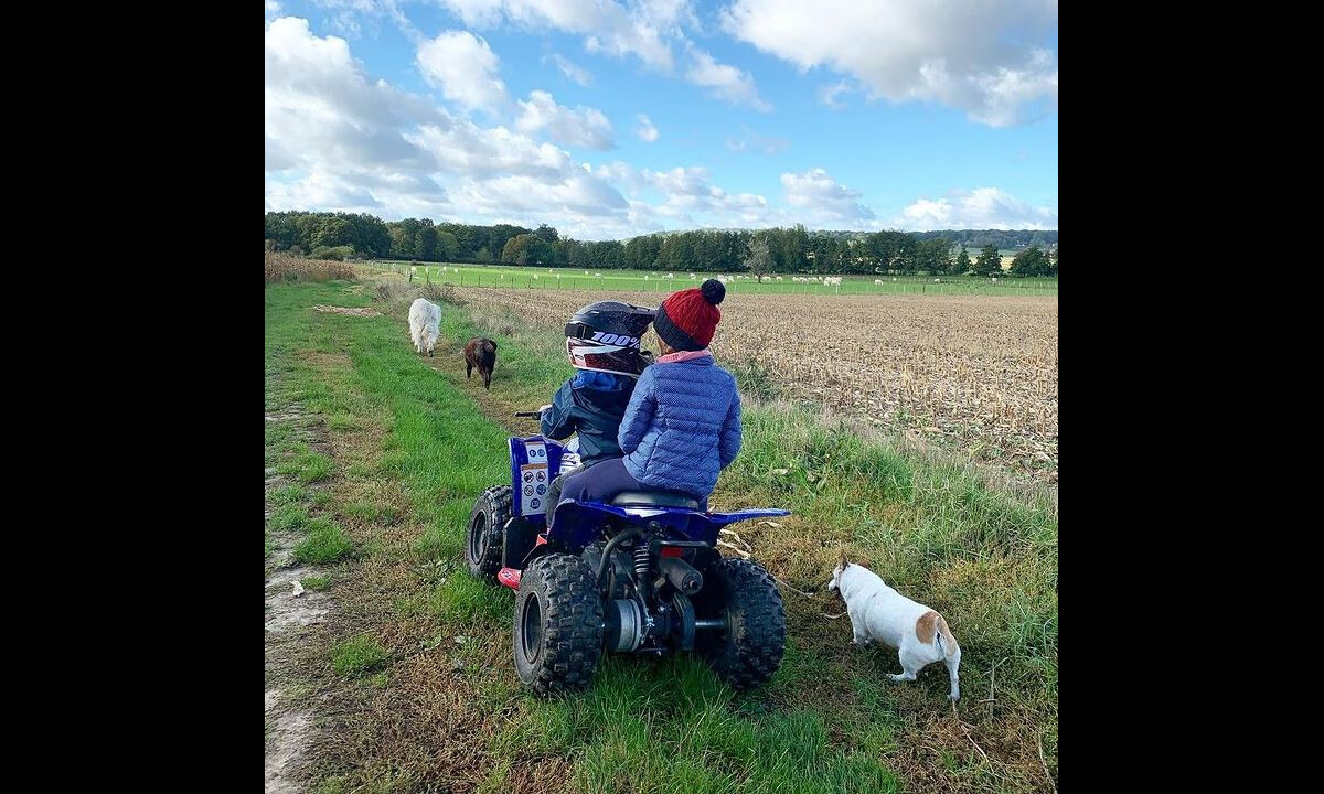 Photo : Charlie et Alphonse, les enfants d'Alessandra Sublet et Clément ...