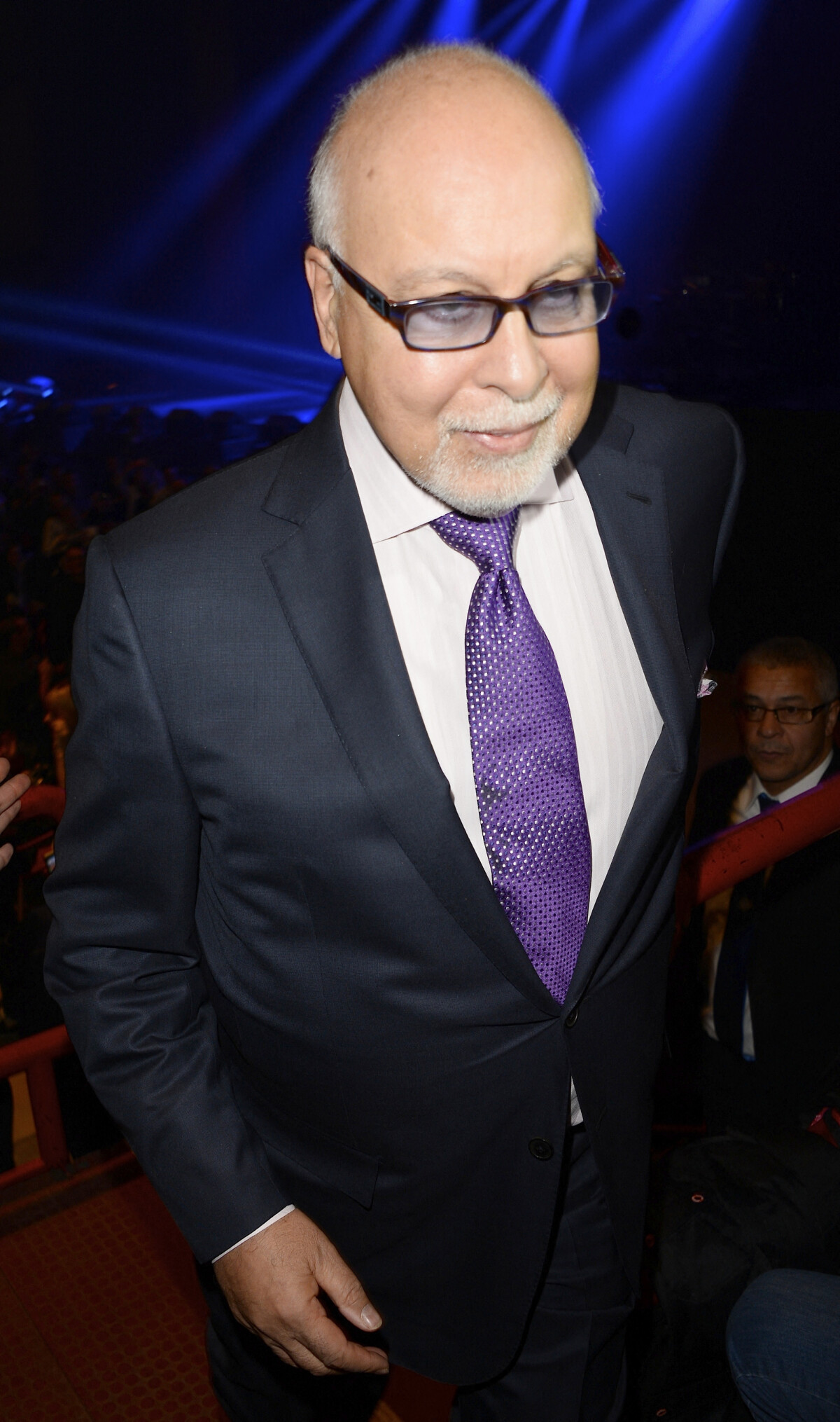 Photo : Rene Angelil au premier concert de Céline Dion au POPB de Paris ...