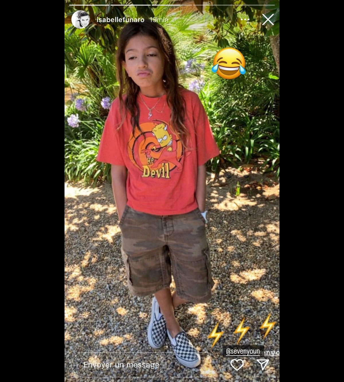 Photo : Isabelle Funaro souhaite un joyeux anniversaire à sa fille ...