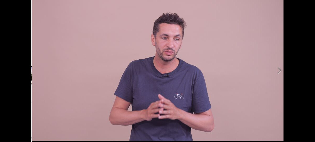 Photo : Benjamin Muller en interview pour "Purepeople" - Purepeople