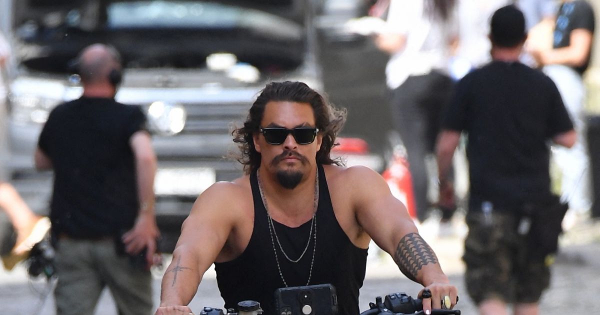 Jason Momoa est sur le tournage du film Fast & Furious 10 à Rome le 8 ...