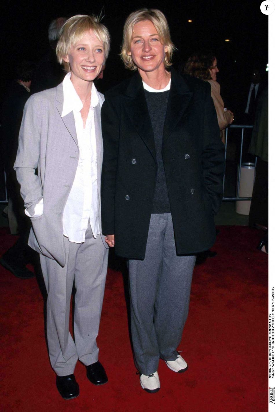 Anne Heche et Ellen DeGeneres à Los Angeles en 2009. - Purepeople