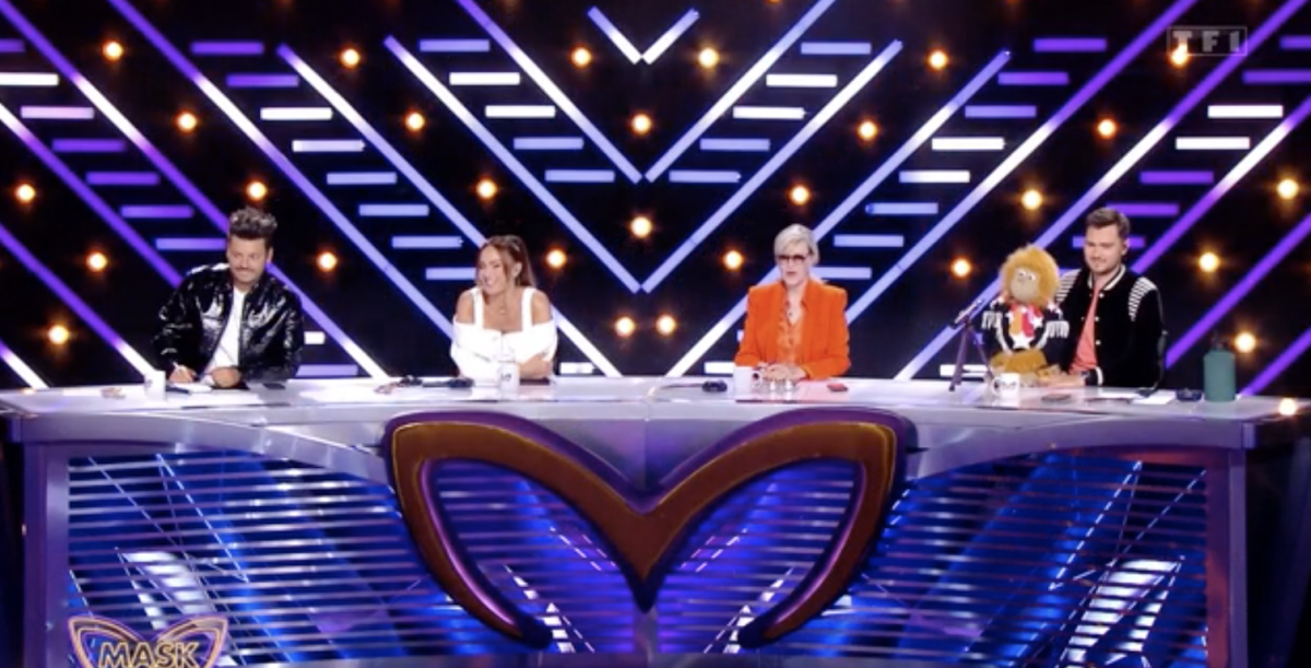 Photo : Le jury de "Mask Singer" composé de Kev Adams, Vitaa, Chantal ...