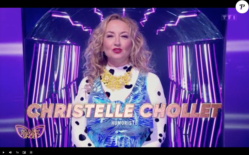 Le Dalmatien de Mask Singer est Christelle Cholet - Purepeople