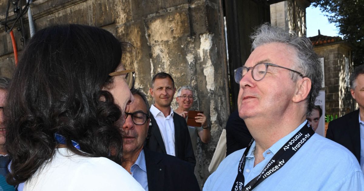 Rima Abdul Malak, ministre de la Culture, Dominique Besnehard au ...