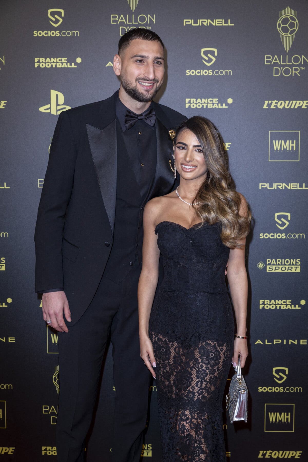 Photo : Gianluigi Donnarumma et sa femme Alessia Elefante - Photocall ...
