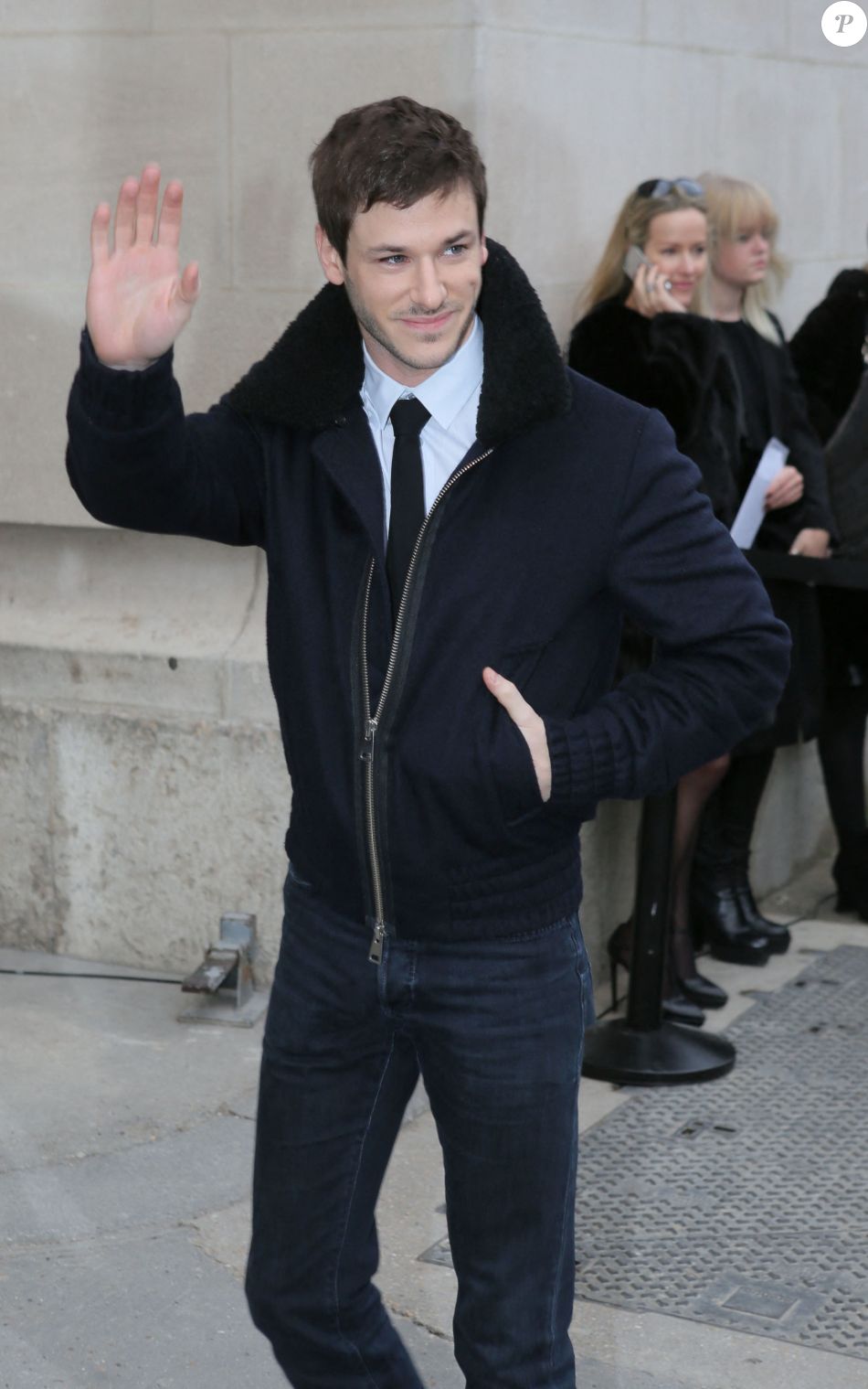 Gaspard Ulliel - Arrivées au défilé de mode Haute-Couture Chanel ...