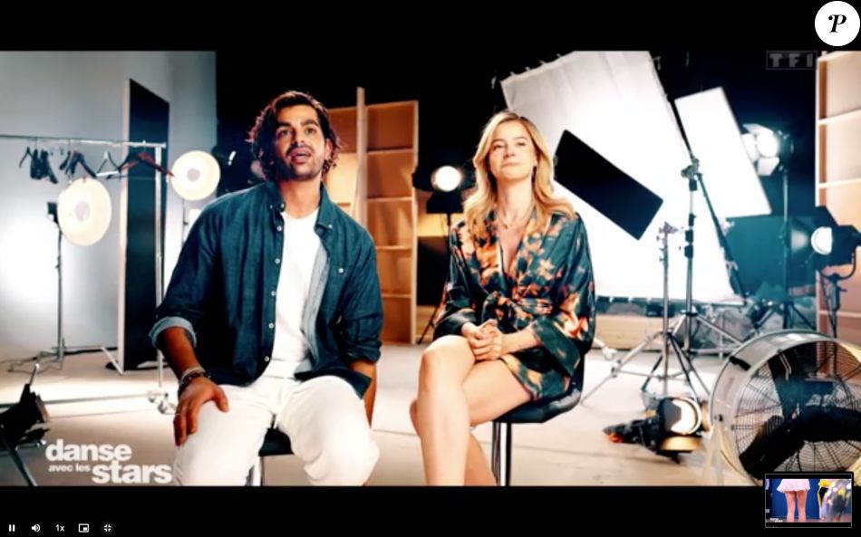 Léa Elui et Christophe Licata dans Danse avec les stars. - Purepeople