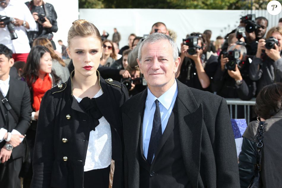 Francis Huster et Gaia Weiss - People au defile de mode Dior pret-a ...