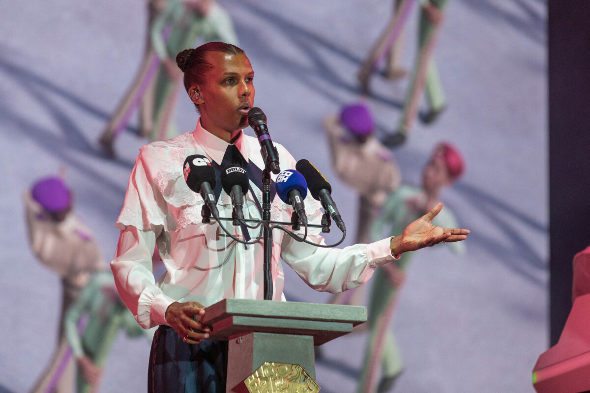 Photo : Le chanteur Stromae lors du Festival de Coachella à indio, Los ...