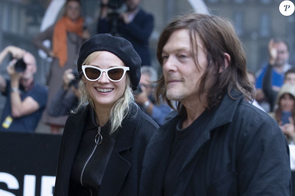 Diane Kruger et son compagnon Norman Reedus arrivent à l'hôtel Marie ...