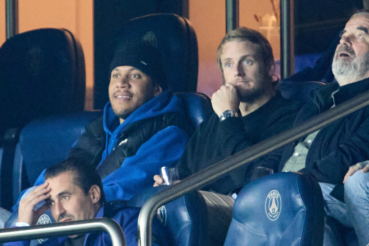 Photo : Ciryl Gane et Ragnar le Breton - People au match retour de ...