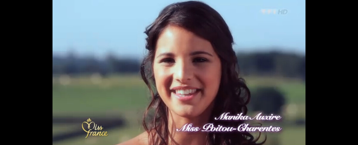 Photo : Manika Auxire (Miss Poitou-Charentes) se présente dans un ...