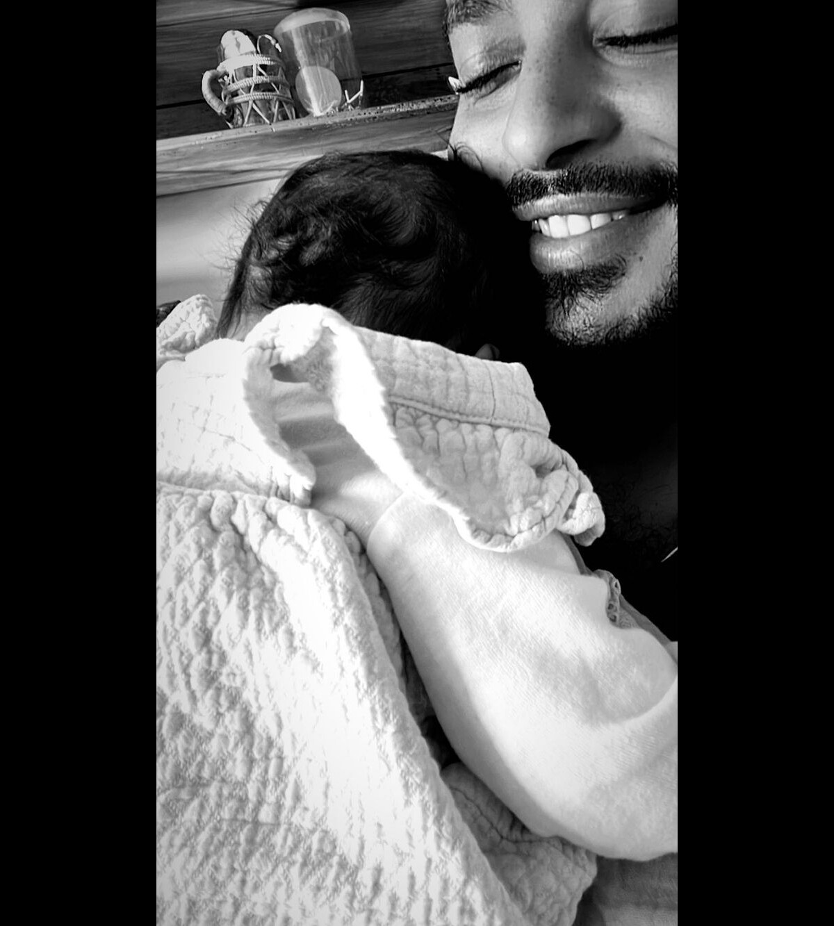 Photo : Slimane et sa fille Esmeralda sur Instagram le 28 avril 2022 ...