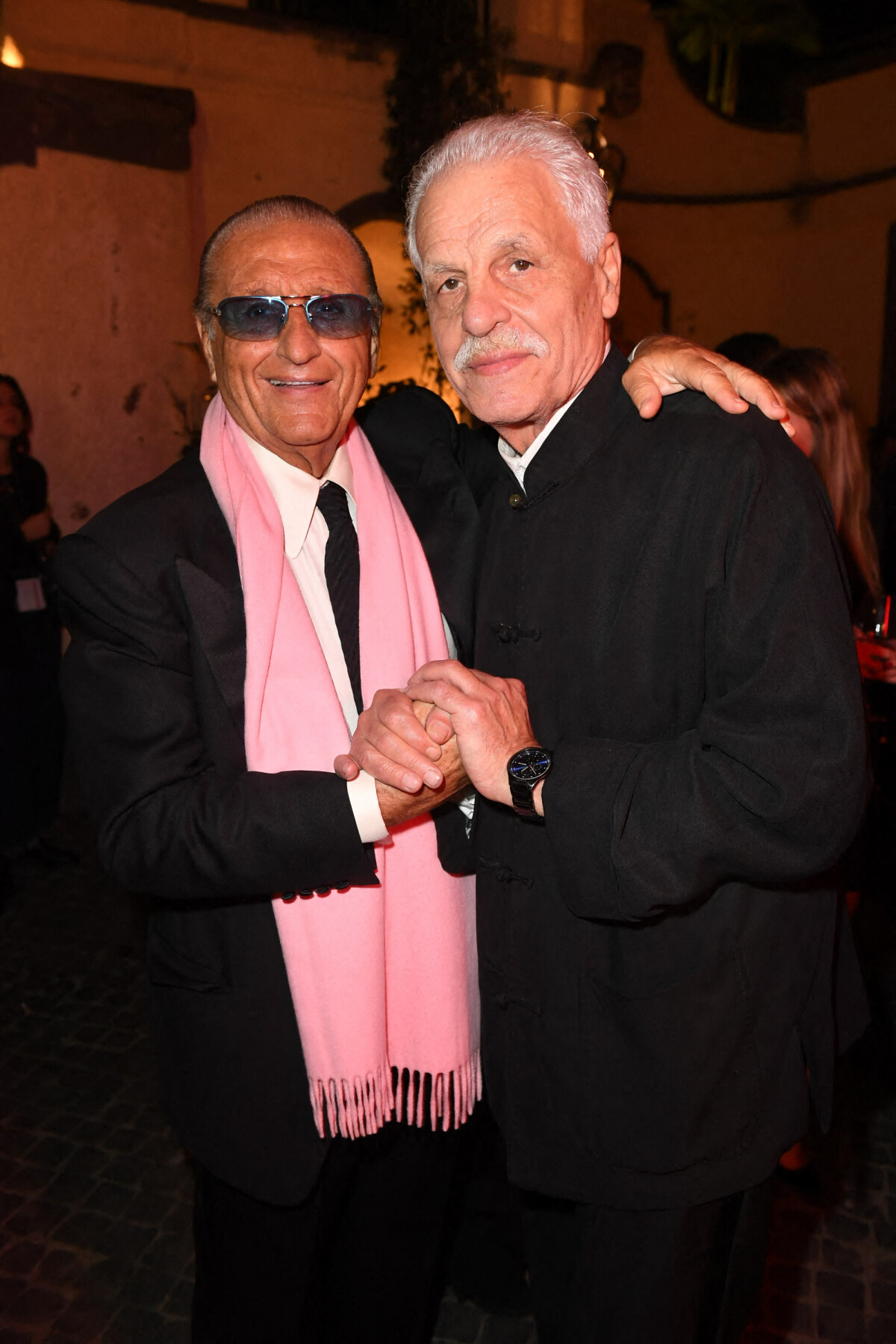 Photo : Tony Renis, Michele Placido - After de la première du film ...