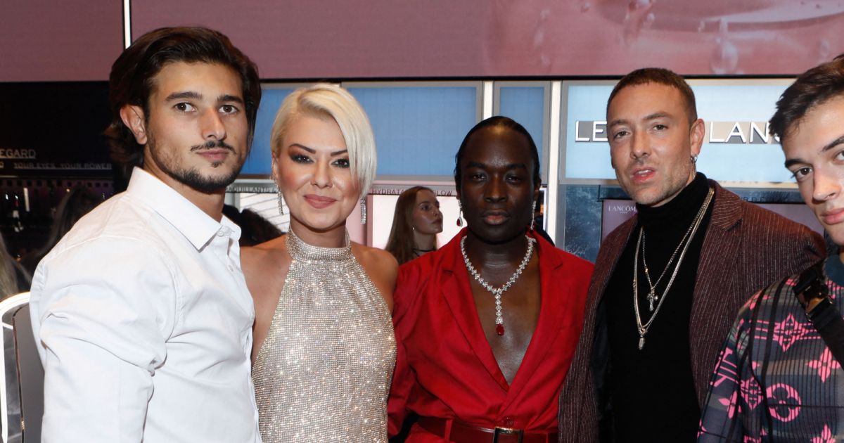 Exclusif - Katrina Patchett, Antoine Schmidt, Maxime Dereymez - au photocall de la soirée ...