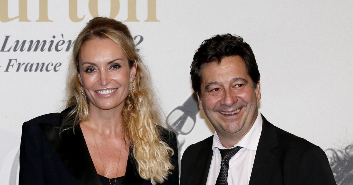 Christelle Bardet et son compagnon Laurent Gerra - Photocall de la ...
