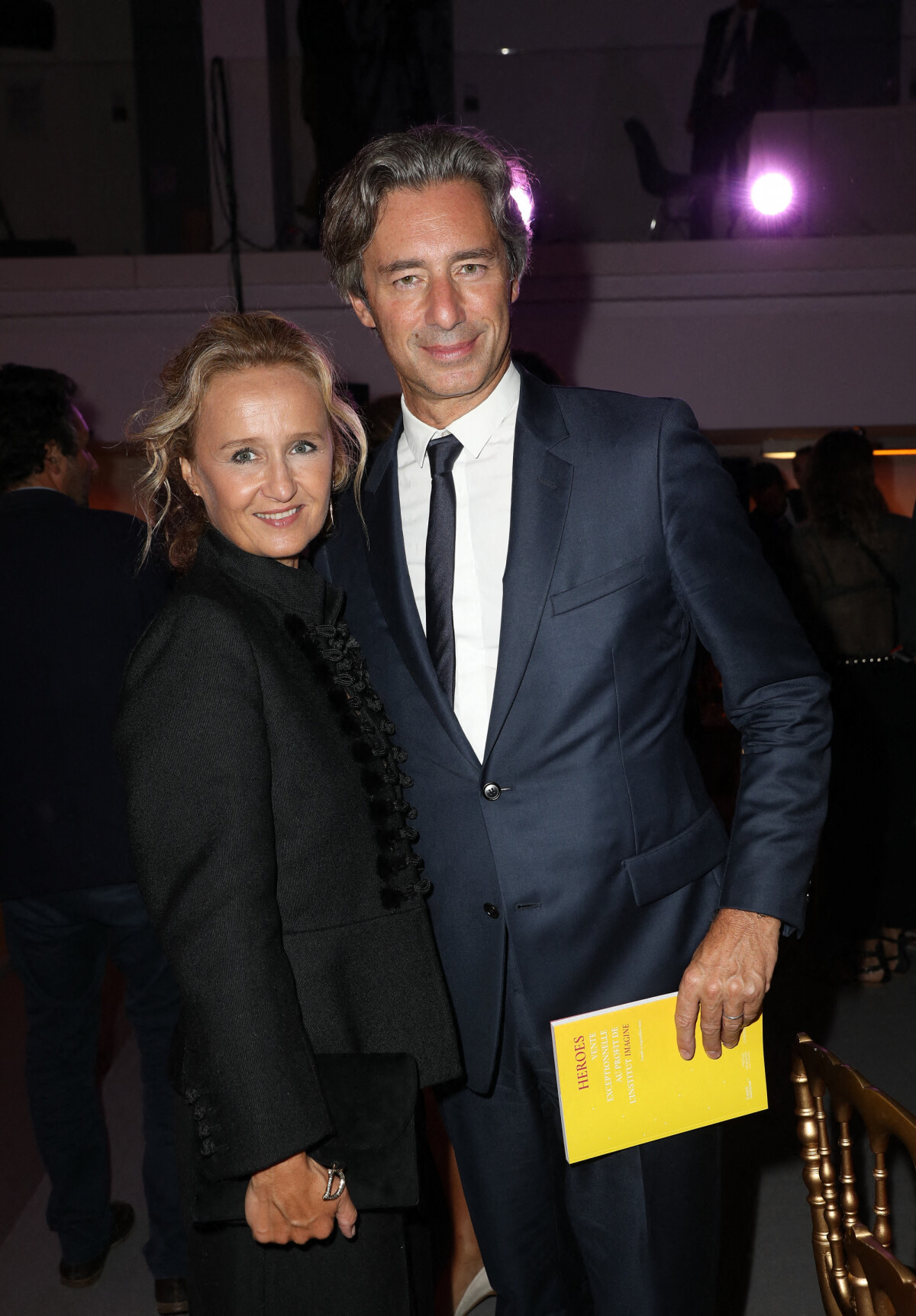 Photo : Exclusif - Prix Spécial- Caroline Roux et son mari Laurent ...