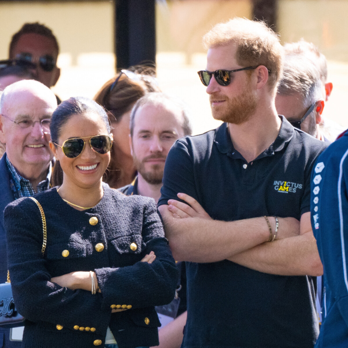 Photo : Le prince Harry et Meghan Markle lors du "Land Rover Challenge ...