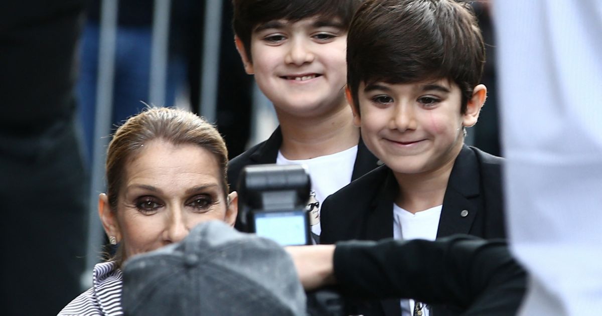 Eddy et Nelson Angelil - Céline Dion quitte l'hôtel Royal Monceau avec ...