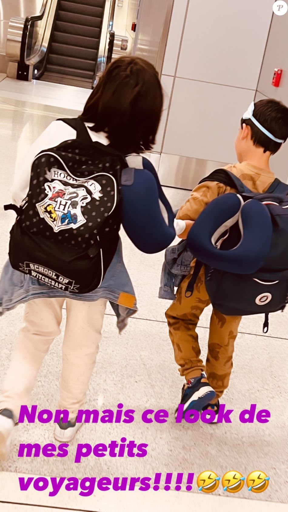 Faustine Bollaert maman : rare photo de ses enfants Abbie et Peter, les ...