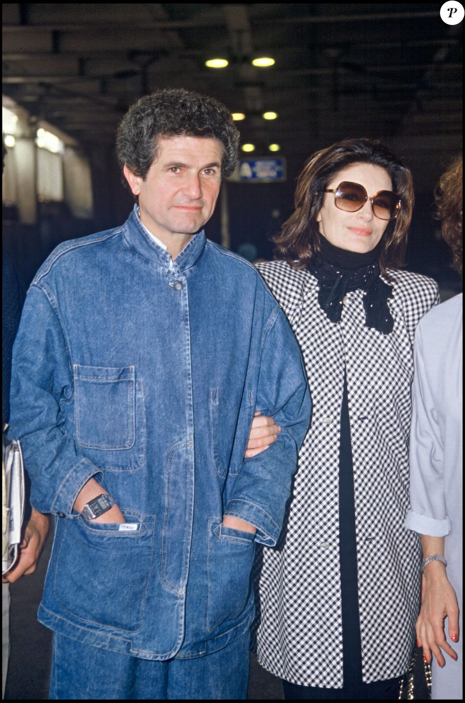 Claude Lelouch et Anouk Aimé au Festival de Cannes en 1986 - Purepeople