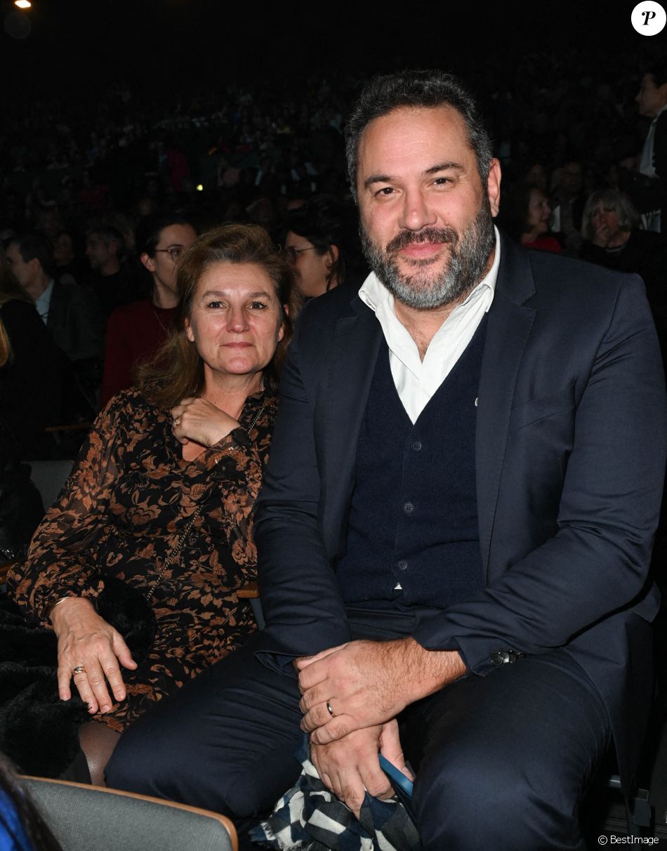 Exclusif - Bruce Toussaint et sa femme Catherine - Générale de l'opéra ...