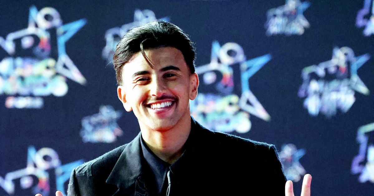 Just Riadh au photocall de la 24ème édition des NRJ Music Awards (NMA ...