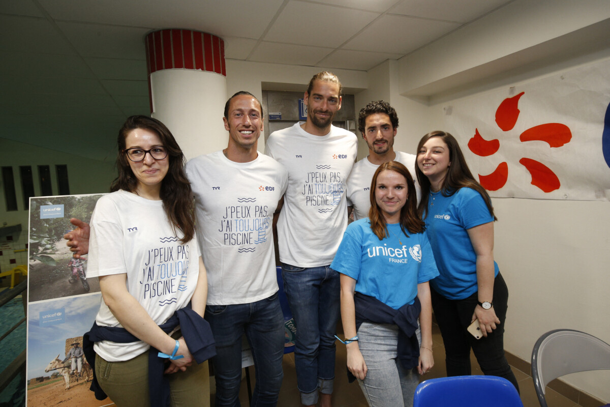 Photo : Exclusif - Camille Lacourt, Frédérick Bousquet et Benjamin ...