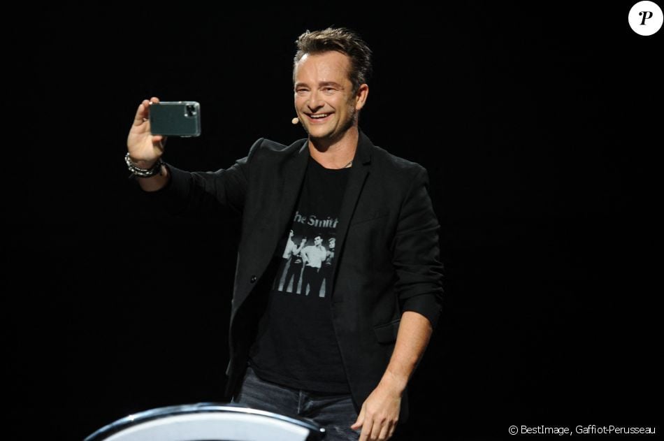 Exclusif - David Hallyday - Enregistrement de l'émission La Chanson secrète 5, qui sera diffusée ...