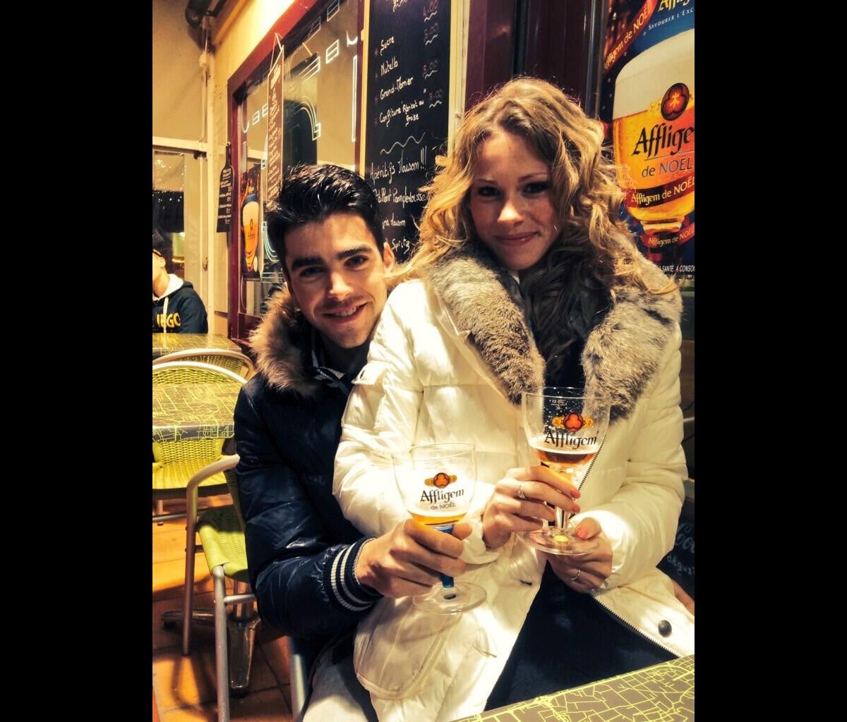 Photo : Marion Rousse et Tony Gallopin, photo publiée sur le compte ...