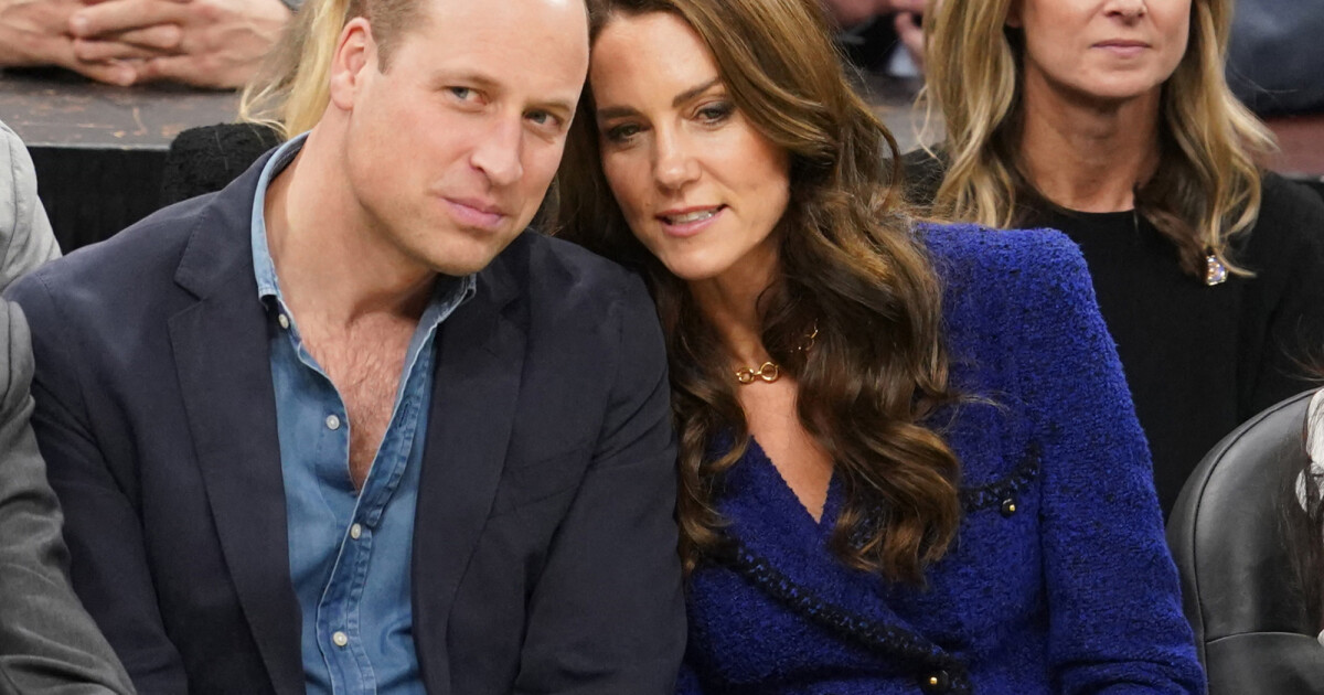 Kate et William : Main sur la cuisse, tendres gestes d'amour... Le ...