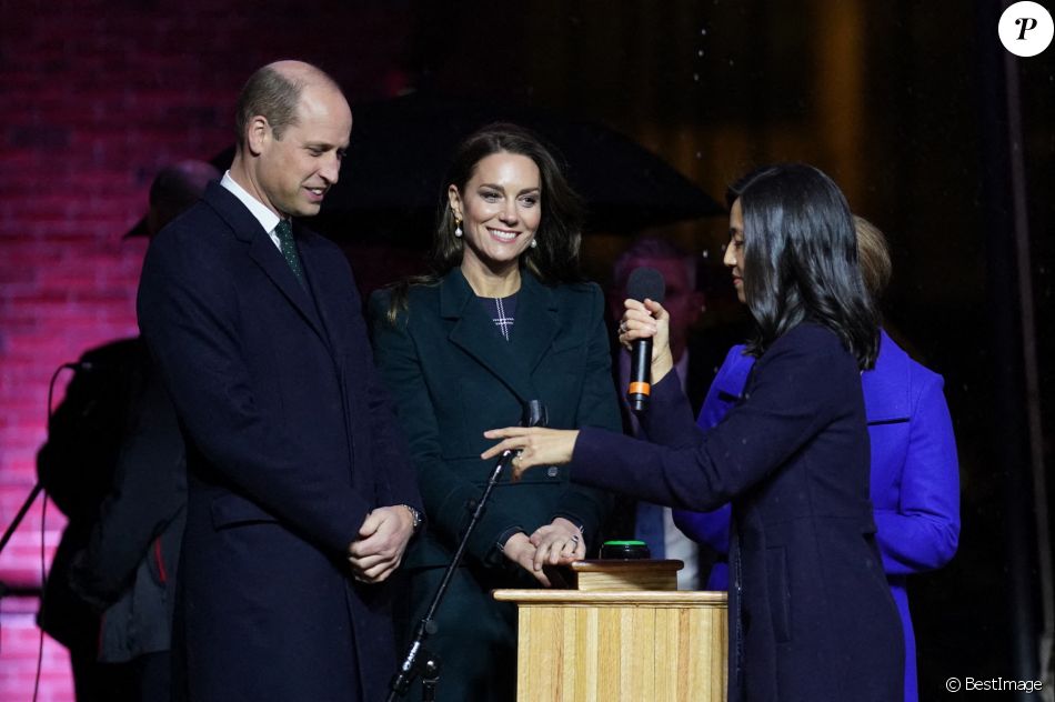 Le prince de Galles William et Kate Catherine Middleton, princesse de ...